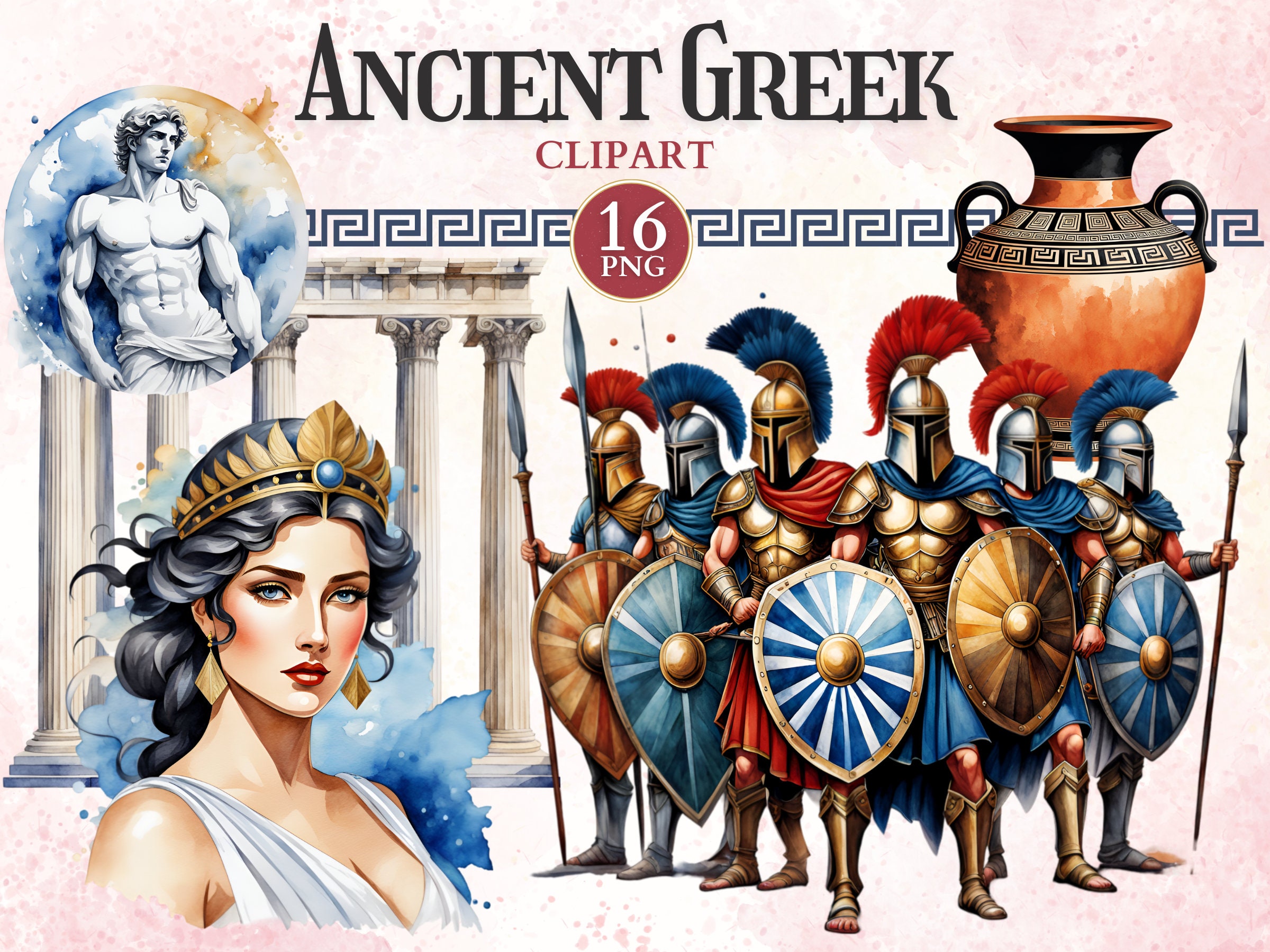 Ancient Greek Clipart, Mythical Creature, Goddess Clipart, Animated ...