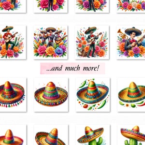 Fiesta Clipart, Dia De Los Muertos, Mariachi Clipart, Cinco De Mayo ...