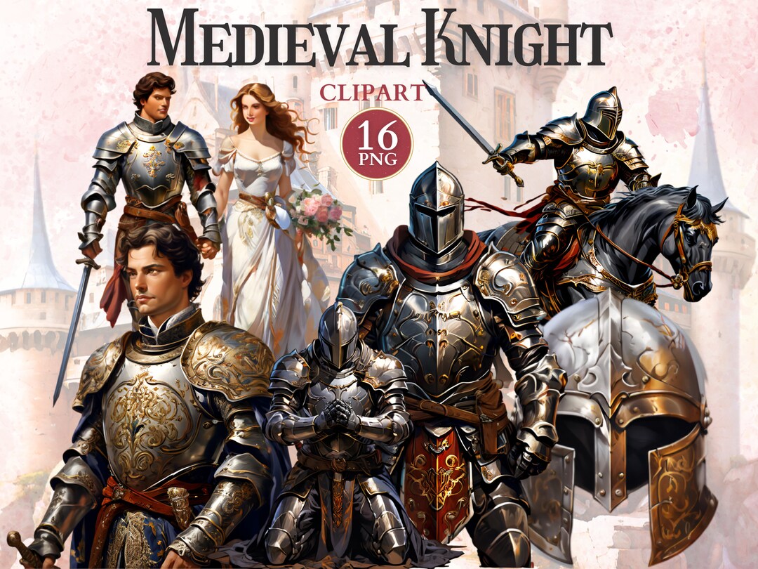 Knight Clipart, Medieval Knight, Armor Clipart, Medieval Image, Paladin ...