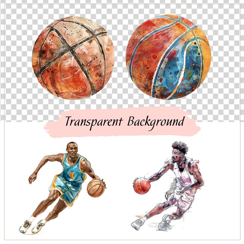 Basketball Clipart Bundle, Basketball Png, Sport Clipart, Sport Picture ...