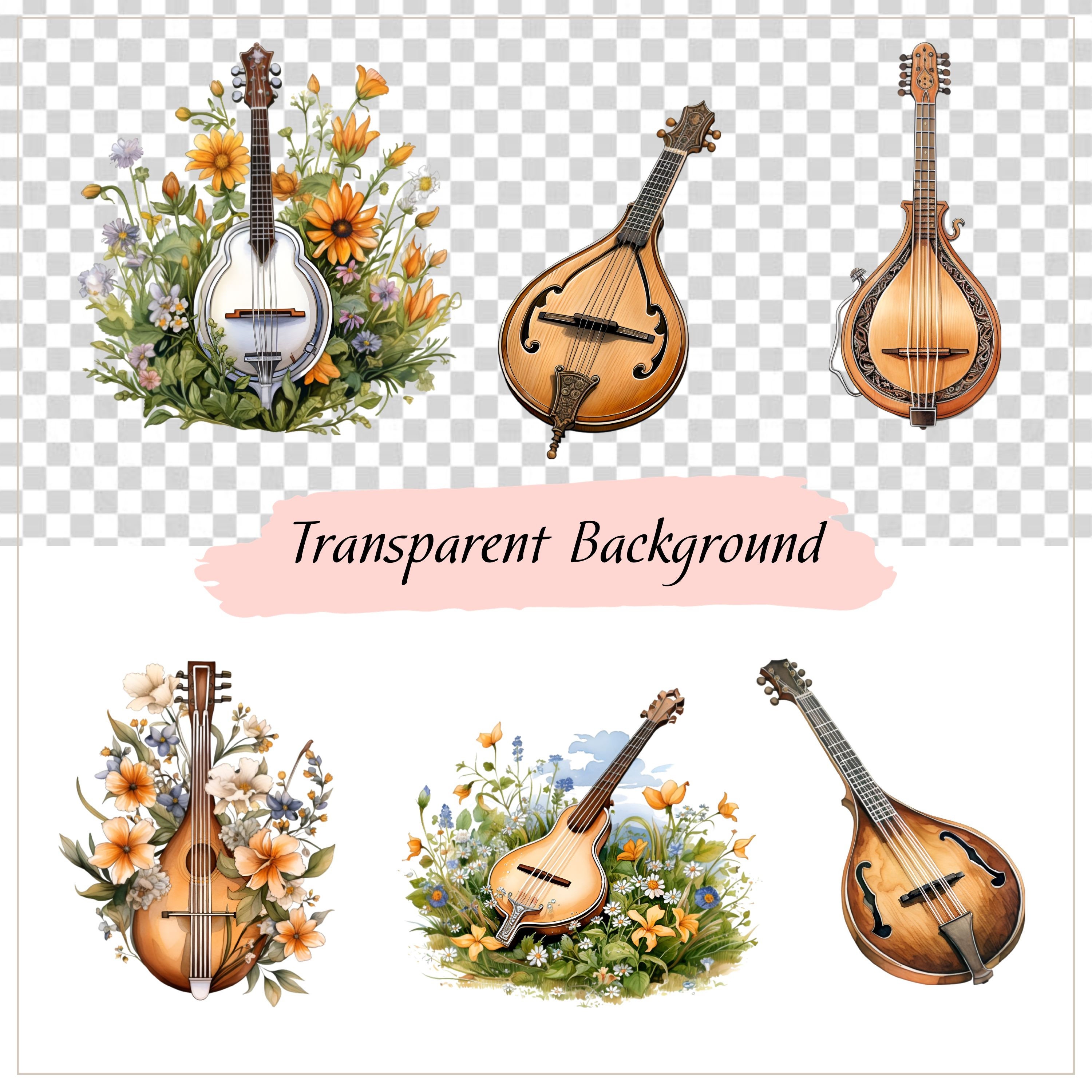 Mandolin Clipart, Mandolin Png, Musician, String Instrument, Musical ...