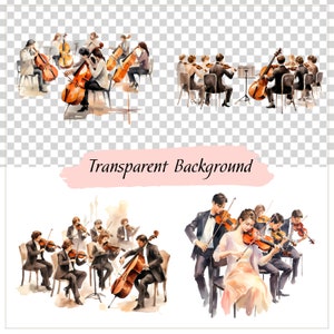 Orchestra Clipart, Orchestra Png, Music Clipart, Music Png, Symphony ...