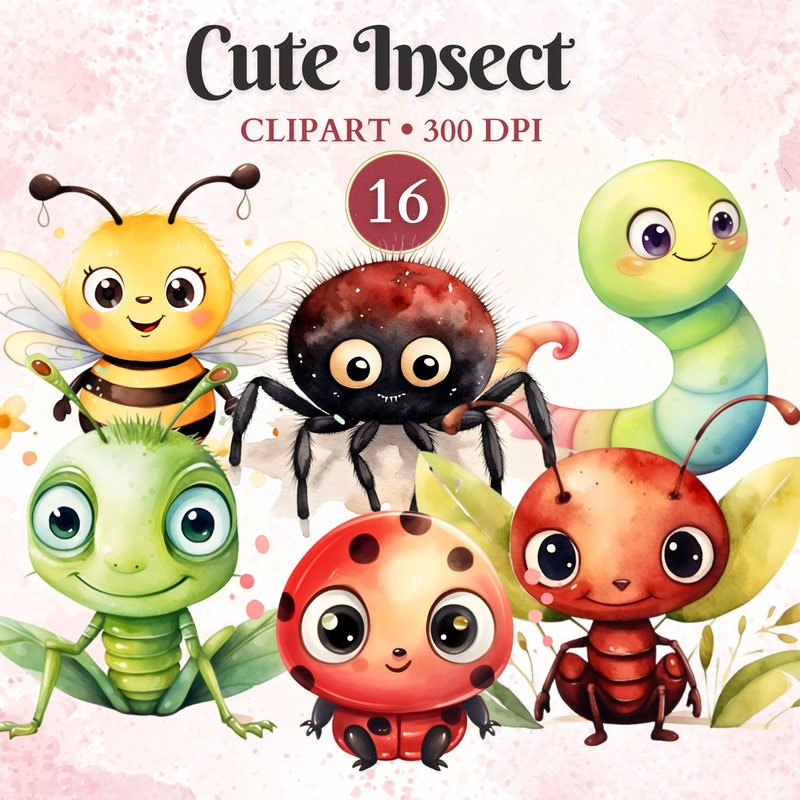 Insect Clipart - Etsy
