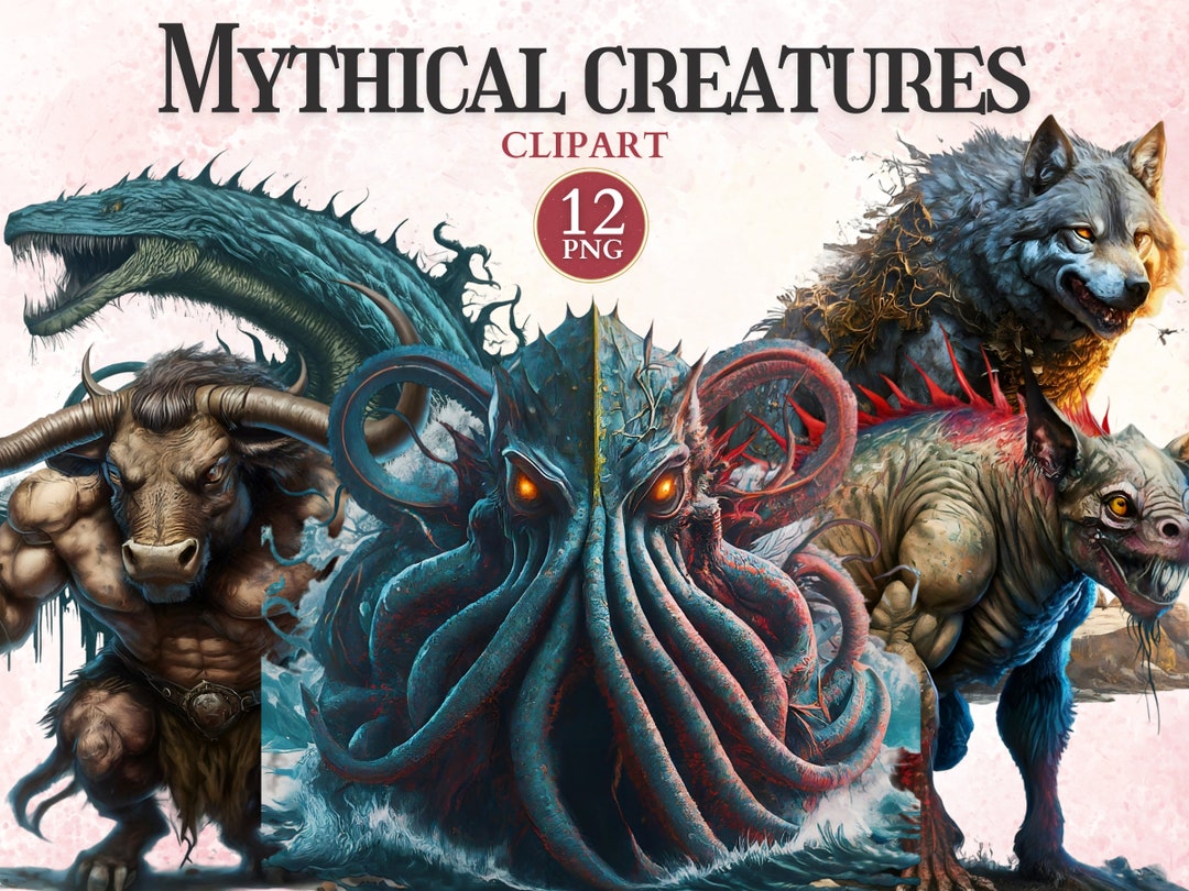 Mythical Creature Clipart, Mystical Creature, Mythical Monster ...