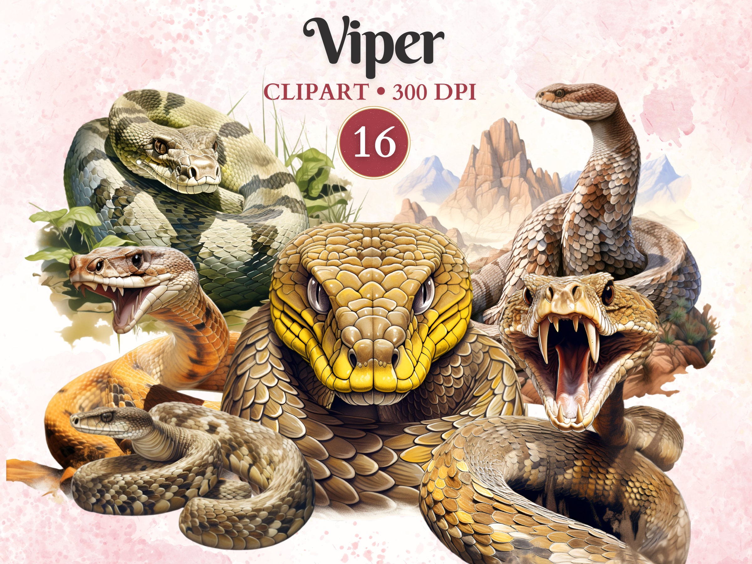 Viper Clipart, Viper Png, Snake Clipart, Snake Png, Serpent Silhouette ...