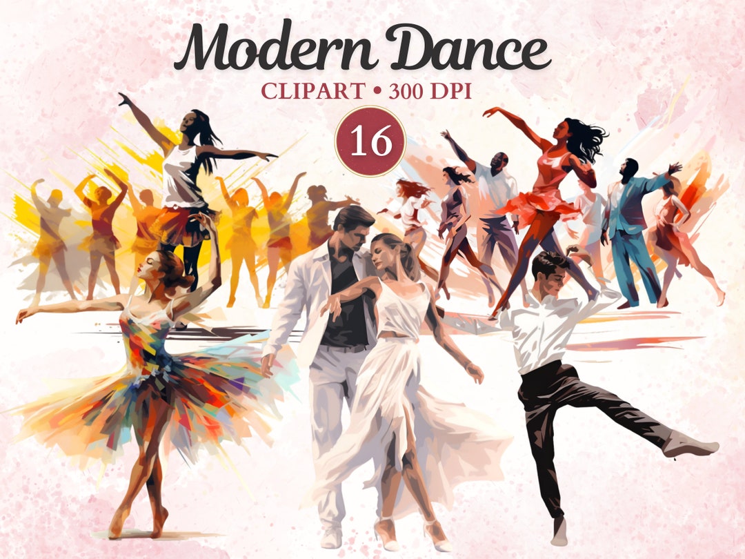 Modern Dance Clipart, Modern Dance Png, Dancer Clipart, Dance Png ...