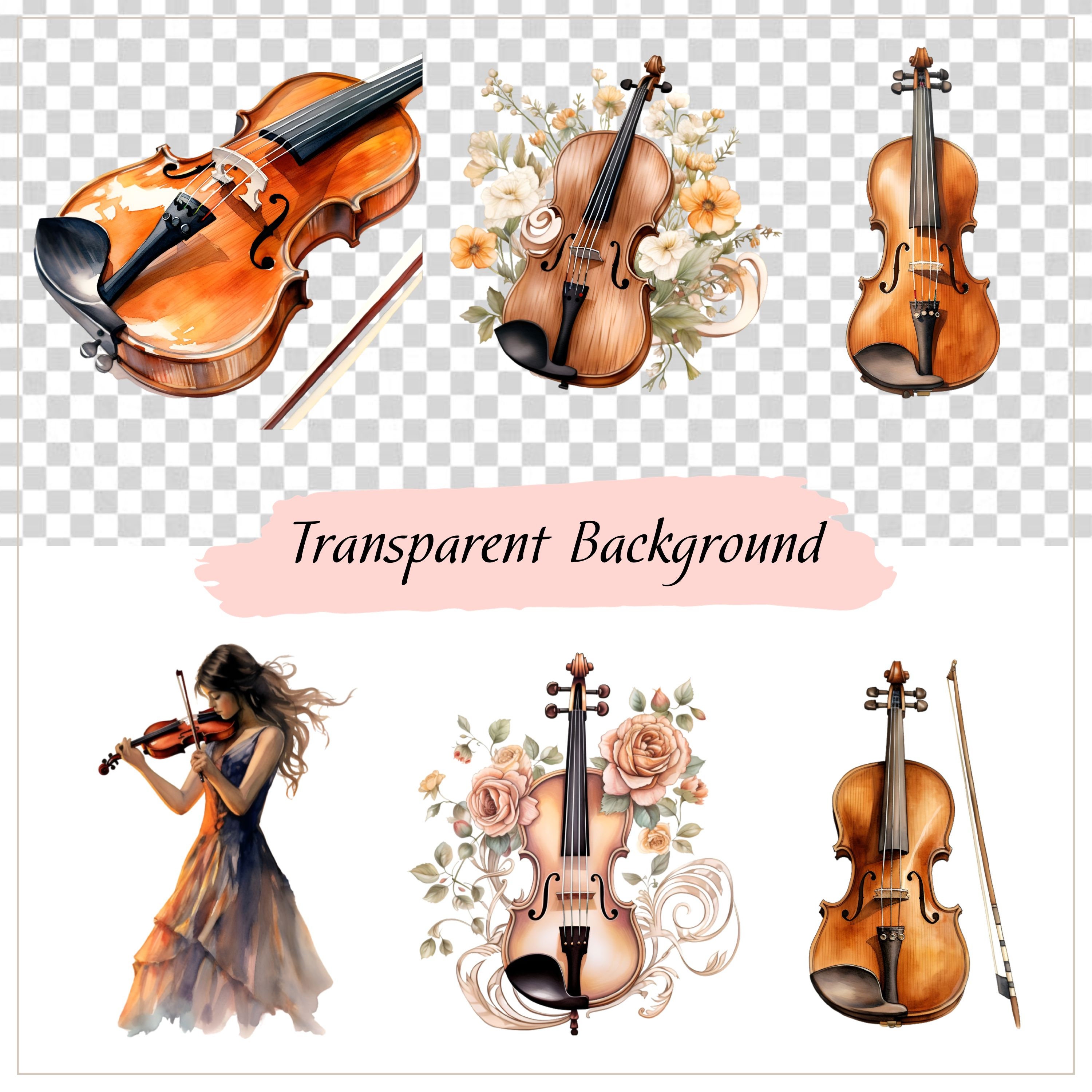 Violin Clipart, Violin Png, String Instrument, Musical Instrument ...