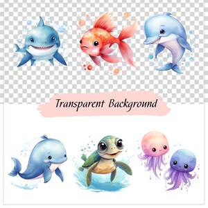 Cute Sea Animals Clipart, Kawaii Clipart, Fish Clipart, Fish Png, Fish ...