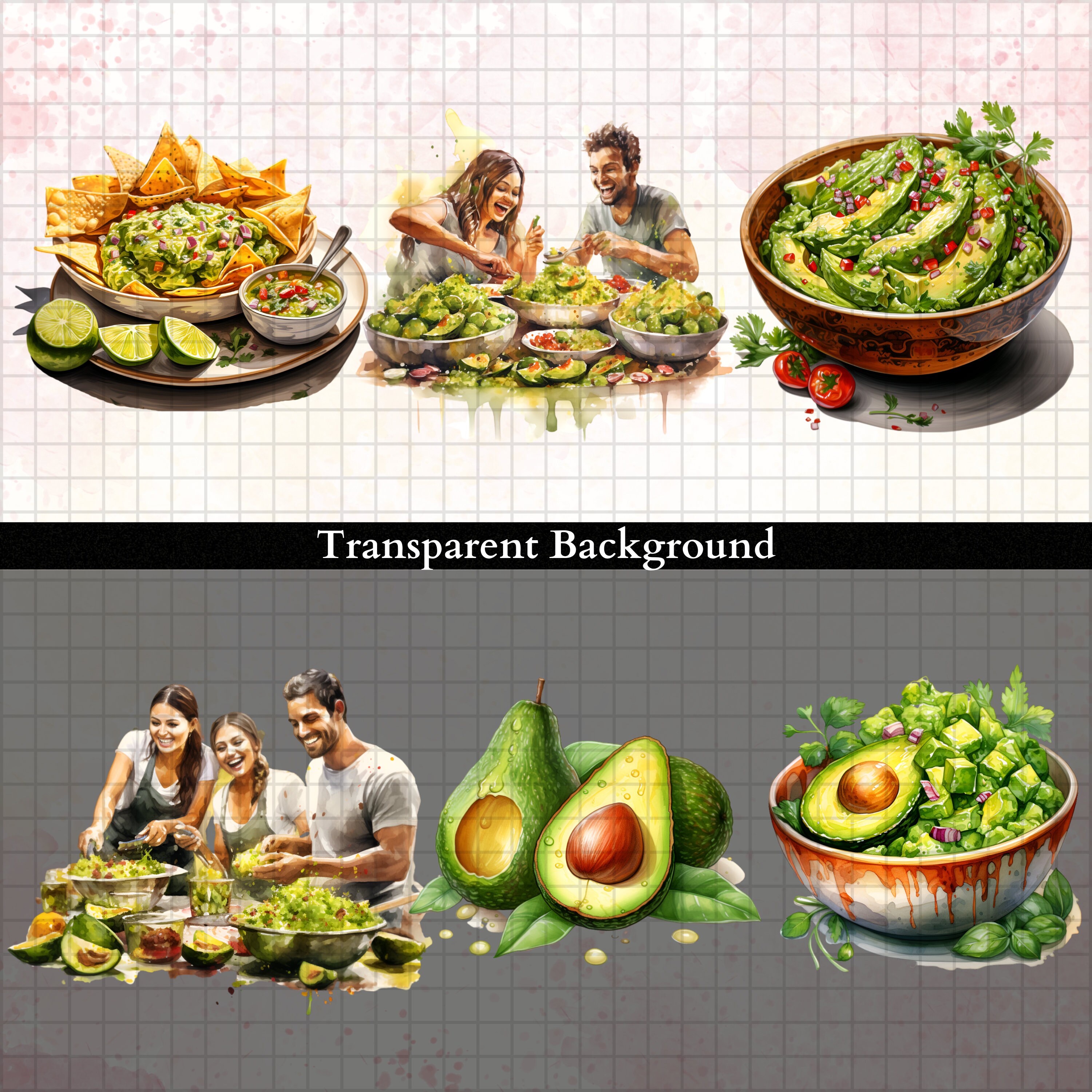 Guacamole Clipart, Guac, Holy Guacamole, Mexican Food, Nacho Clipart ...
