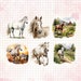 Horse Clipart Horse Png Watercolor Png Farm Animals - Etsy