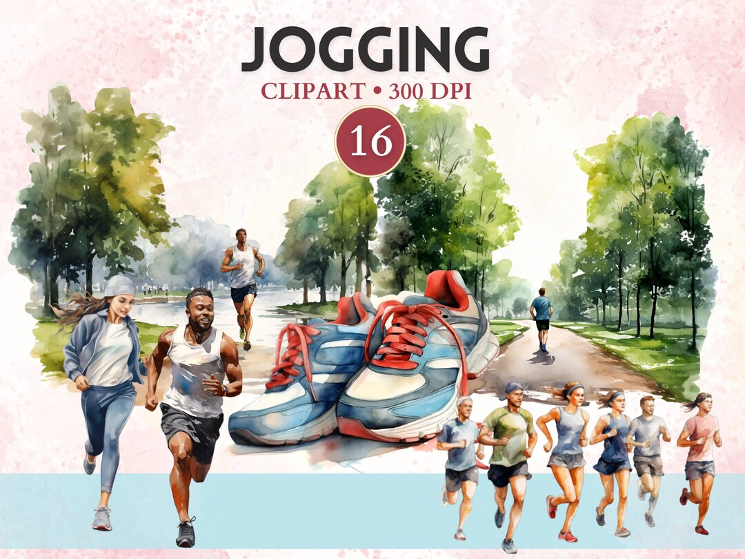 Jogging Clipart, Running Png, Runner Clipart, Exercise, Athletics ...