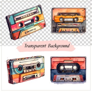 Cassette Tape Clipart, Cassette Png, Audio, Cassette Player, 80s, 60s ...