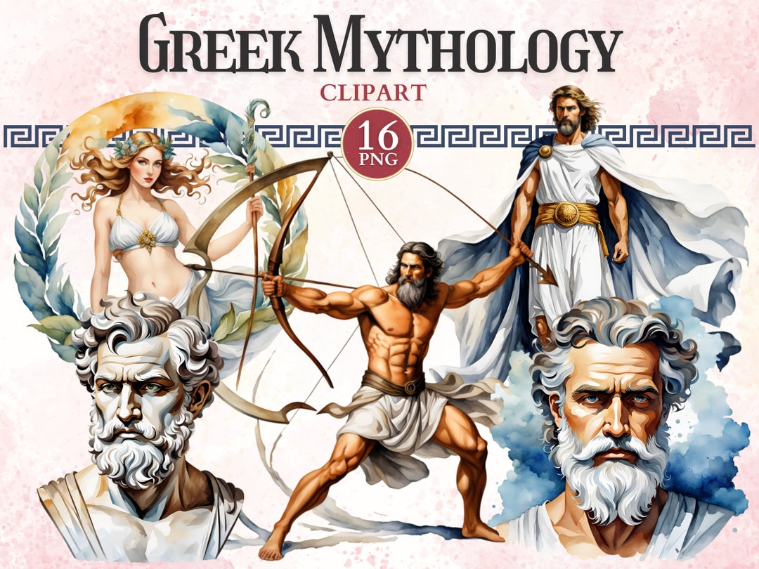 Greek Mythology Clipart, Mythical Creature, Goddess Clipart, Animated ...
