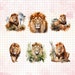 Lion Clipart, Safari Clipart, Lion Png, Safari Animals, Savannah ...