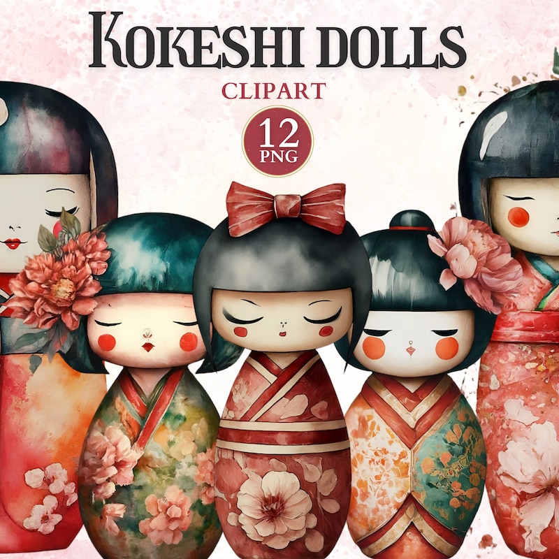Kokeshi Dolls - Etsy