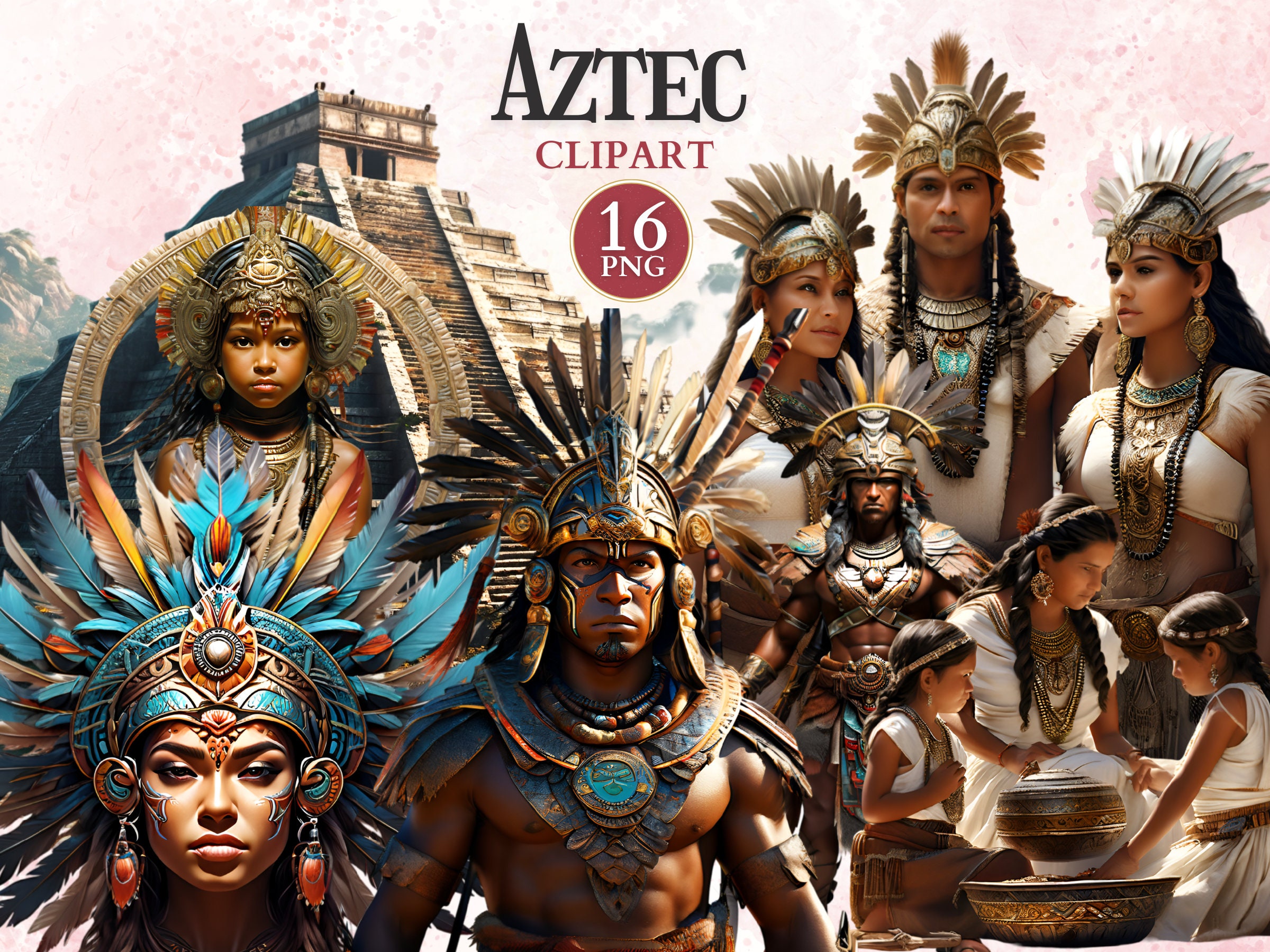 Aztec Clipart, Aztec Png, Mexican Clipart, Ancient Civilization, World ...
