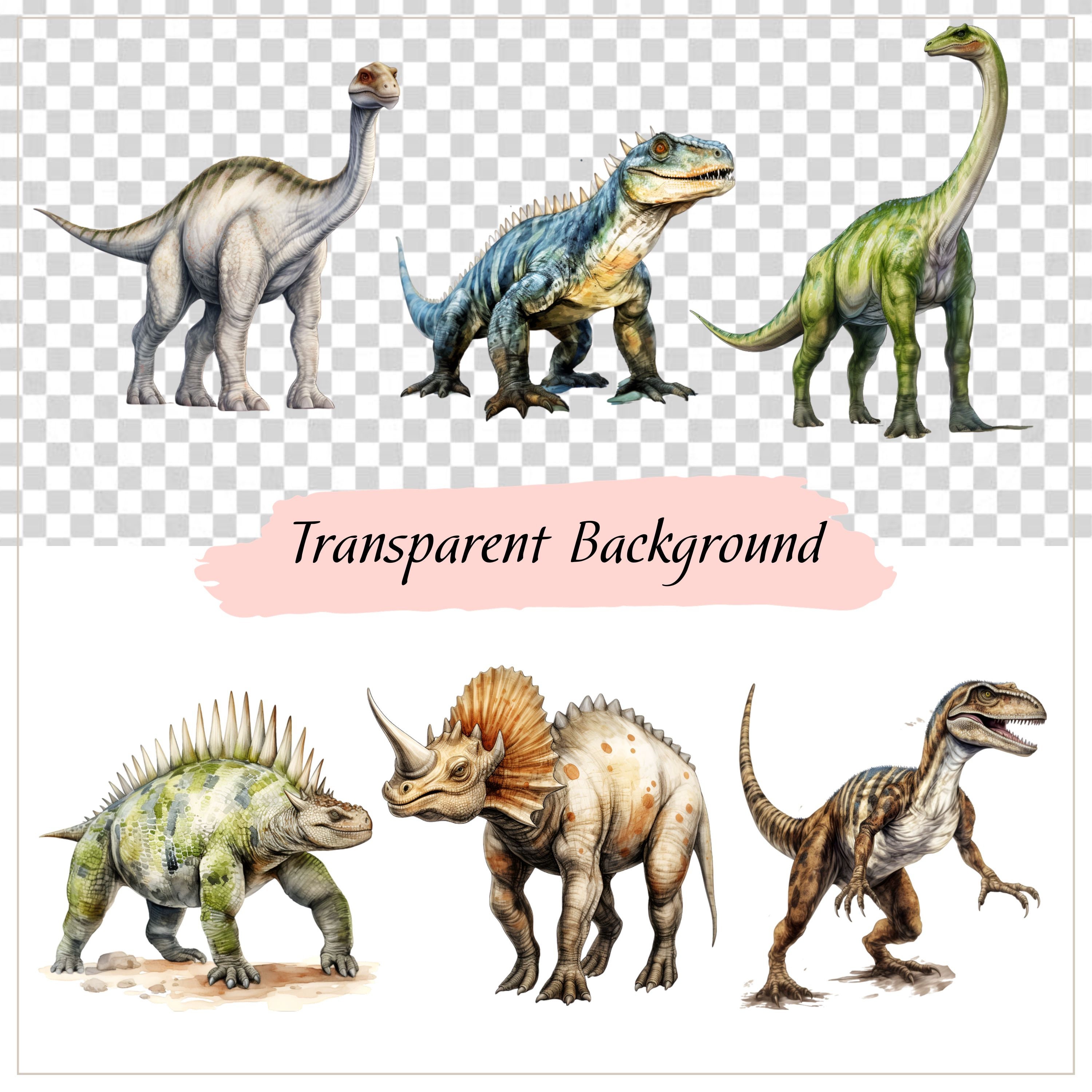 Dino Clipart Bundle, Dinosaur Png, Dino Png, Dinosaur Silhouette ...
