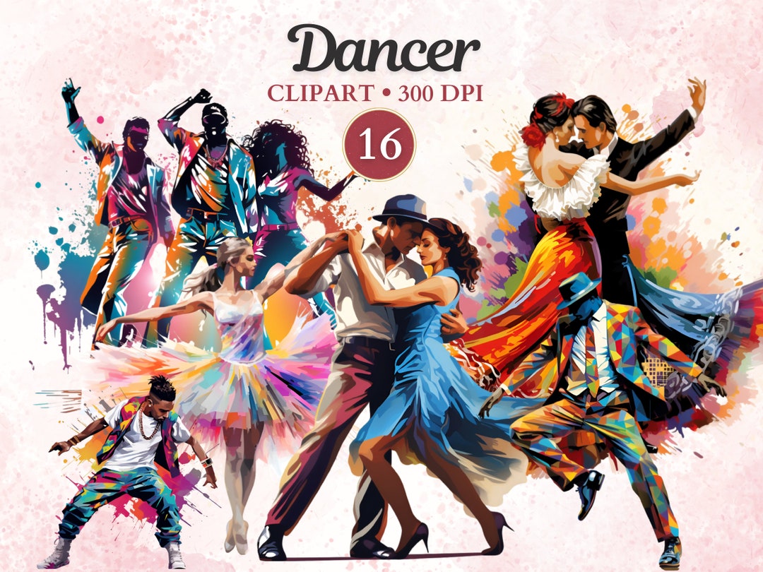 Dancer Clipart, Dance Png, Dancer Image, Disco, Salsa, Hip Hop ...