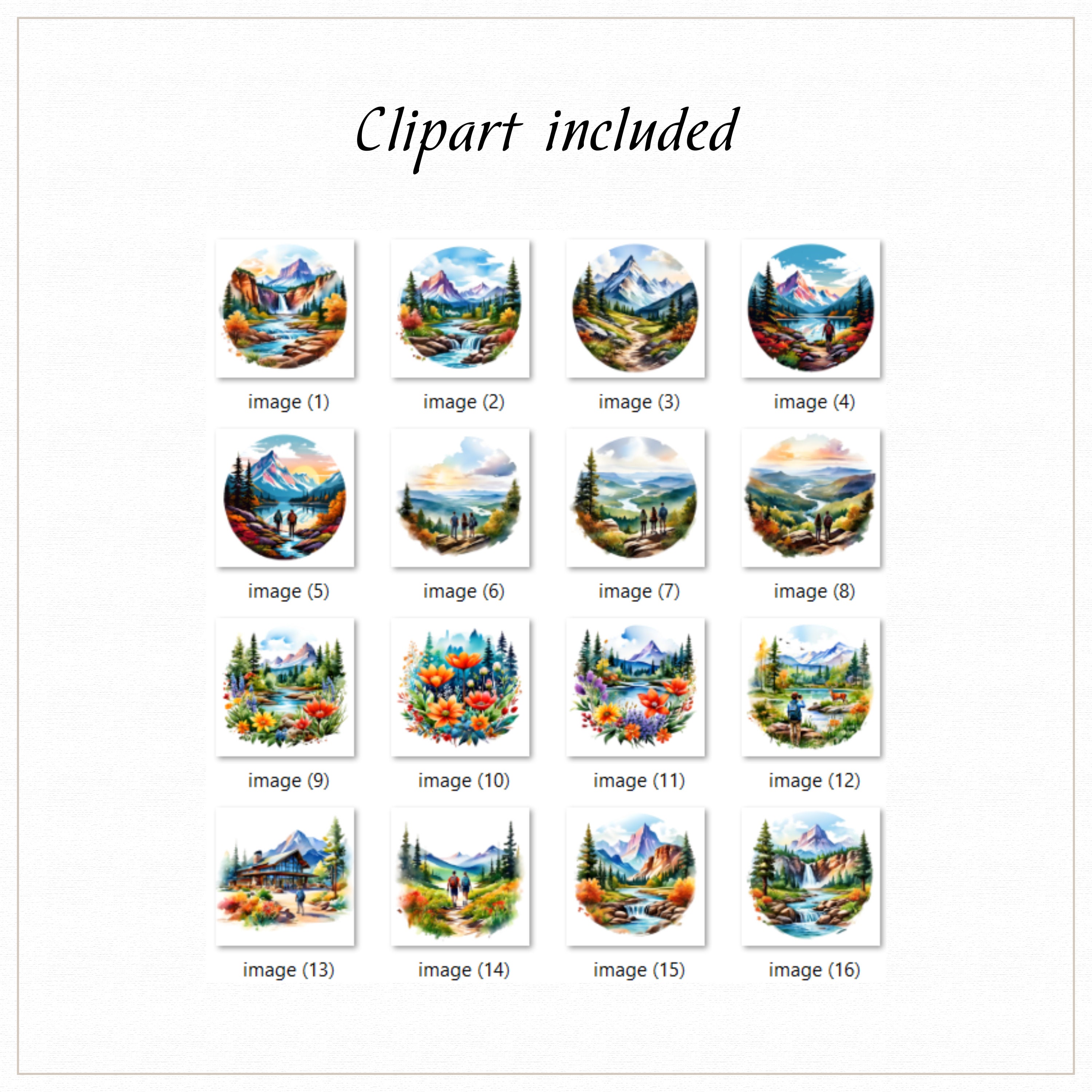 National Park Clipart, Retro National Park, Trail Vector Art, Adventure ...