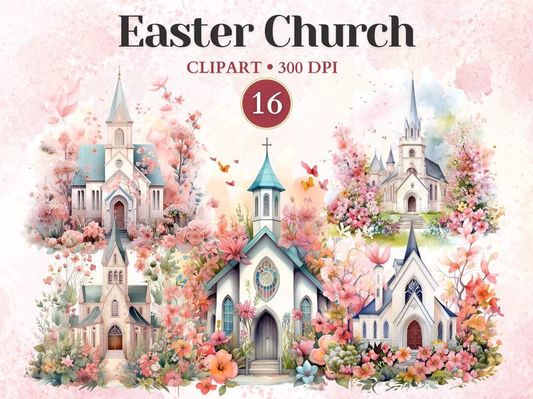 Easter Church Clipart, Church Graphics, Religious Easter Clipart ...
