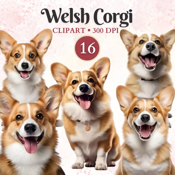 Cute Corgi Art - Etsy