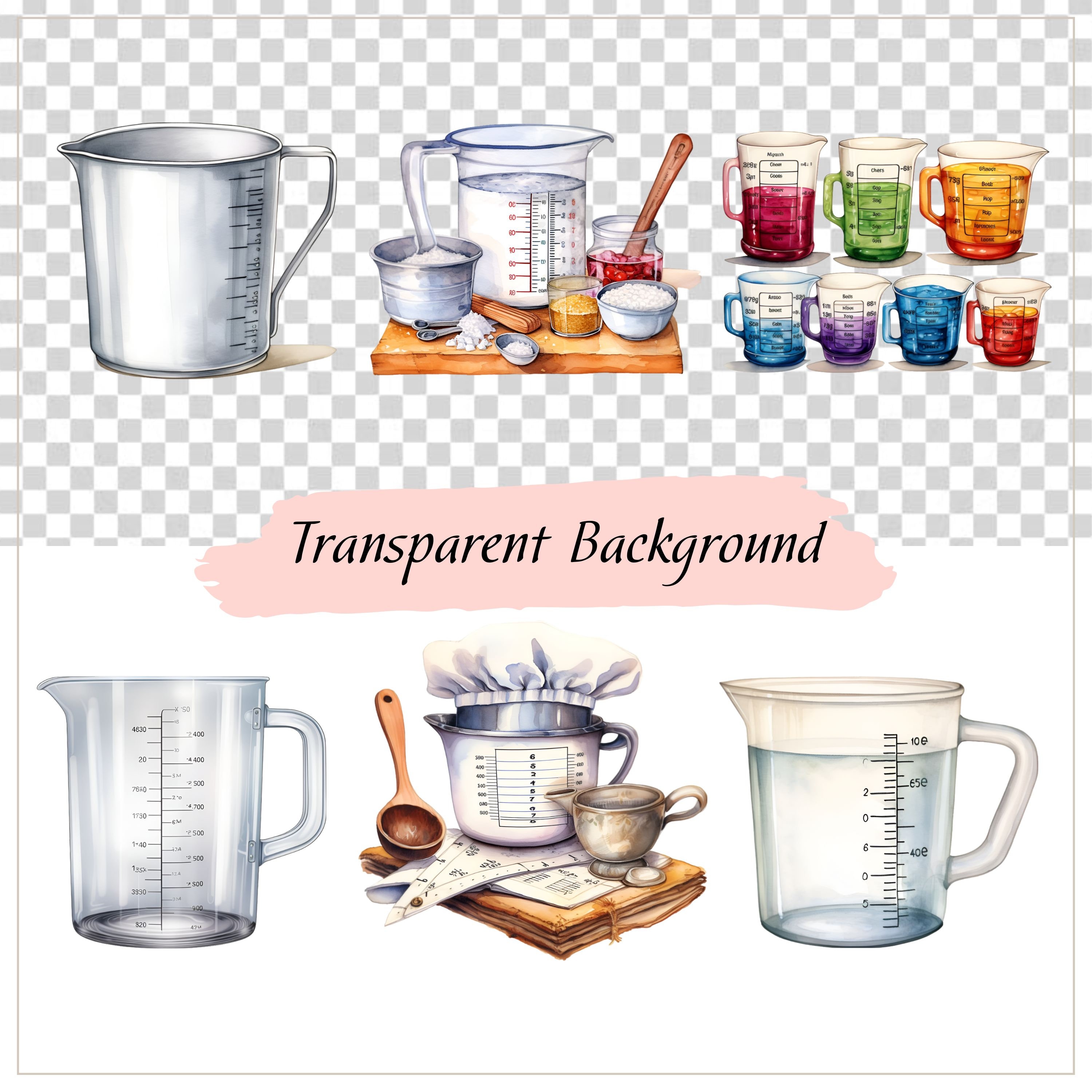 Measuring Cup Clipart, Cooking Clipart, Baking Clipart, Kitchen ...