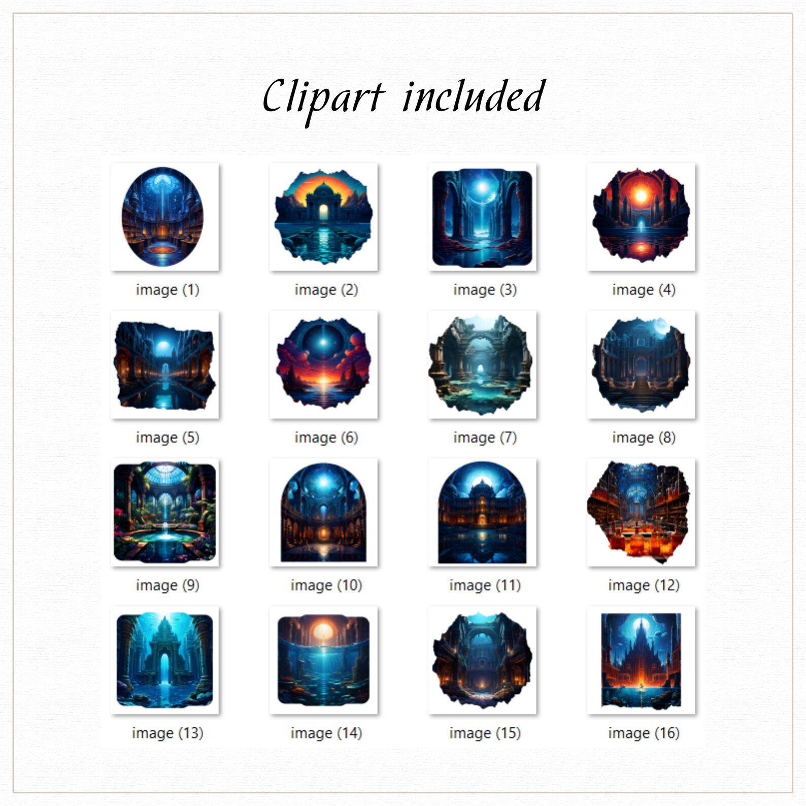 Atlantis Clipart, Atlantis Png, Legendary Clipart, Lost Empire ...