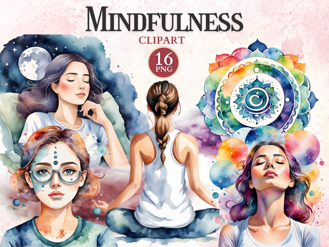 Mindfulness Clipart, Relaxing Images, Calm Clipart, Yoga Poses, Cho Ku ...