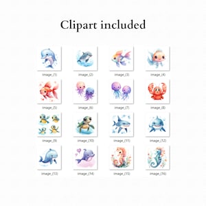 Cute Sea Animals Clipart, Kawaii Clipart, Fish Clipart, Fish Png, Fish ...