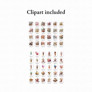 Ice Cream Clipart, Bundle, Set, Png, Cone, Summer Treats, Ice Cream ...