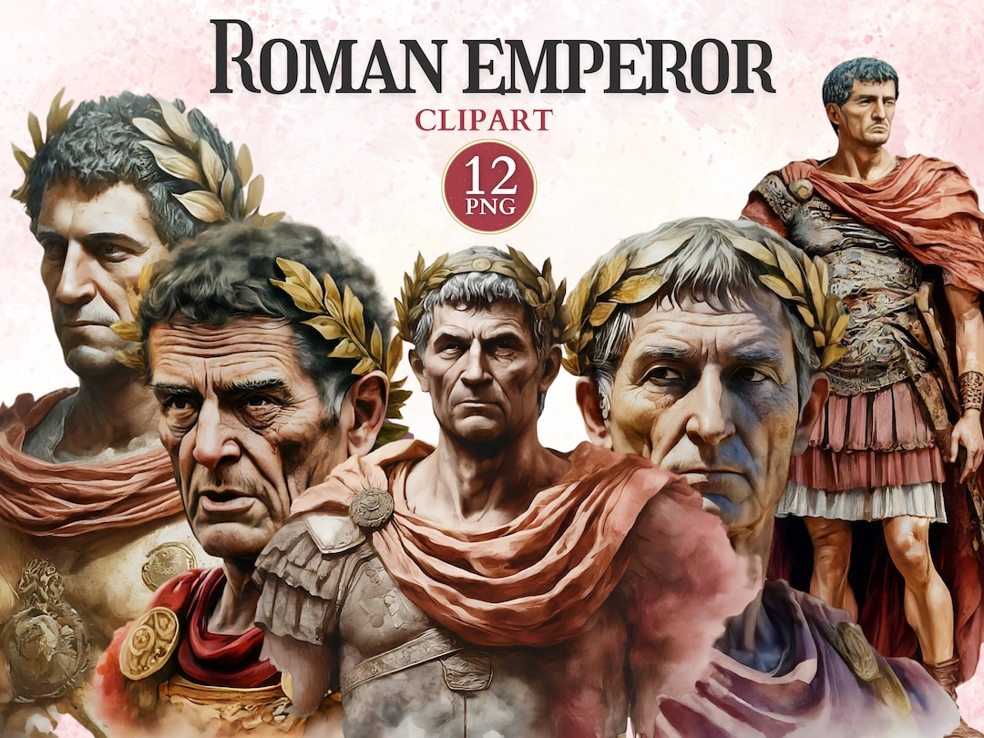 Roman Emperor Clipart, Julius Caesar, Ancient Rome Clipart, Italy ...