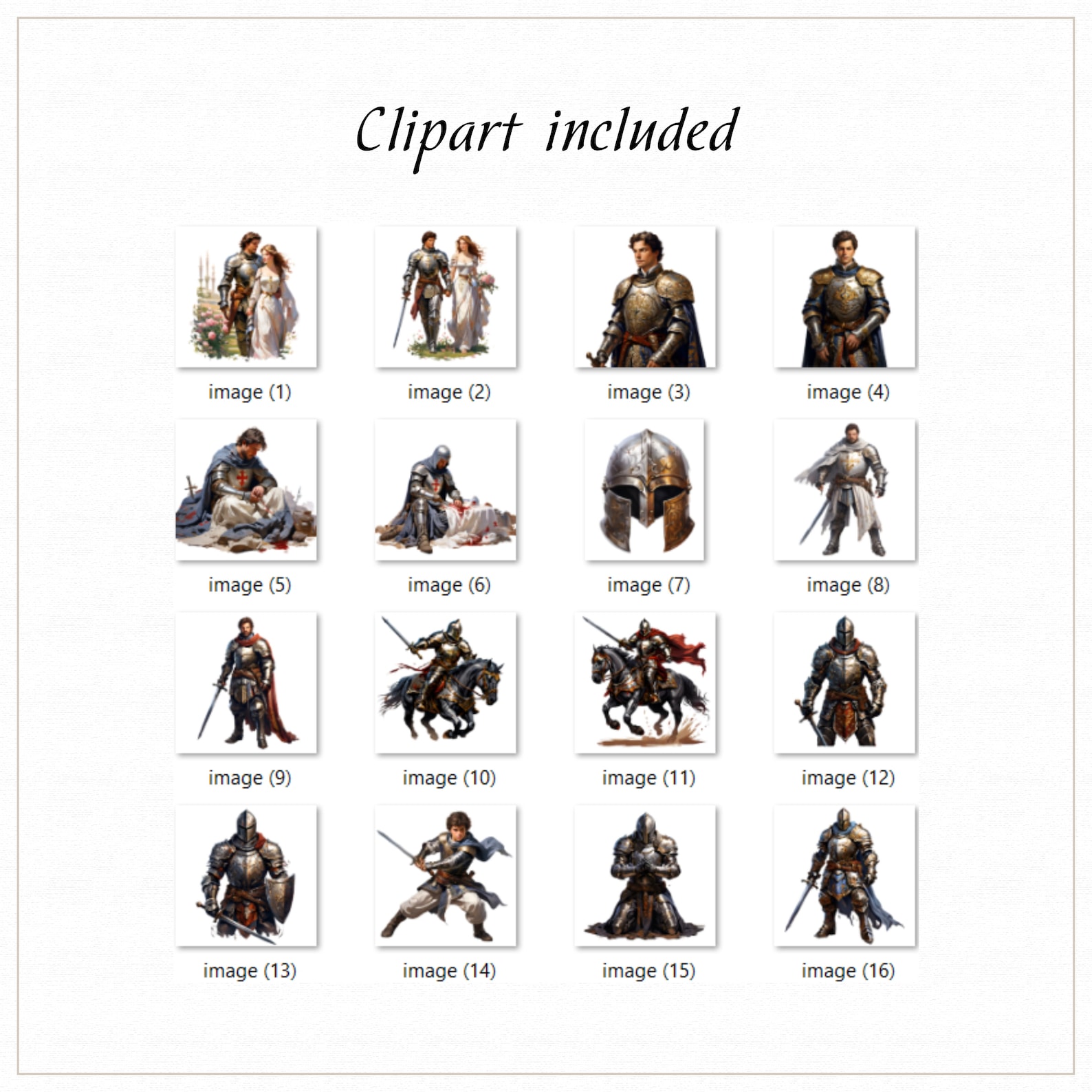 Knight Clipart, Medieval Knight, Armor Clipart, Medieval Image, Paladin ...
