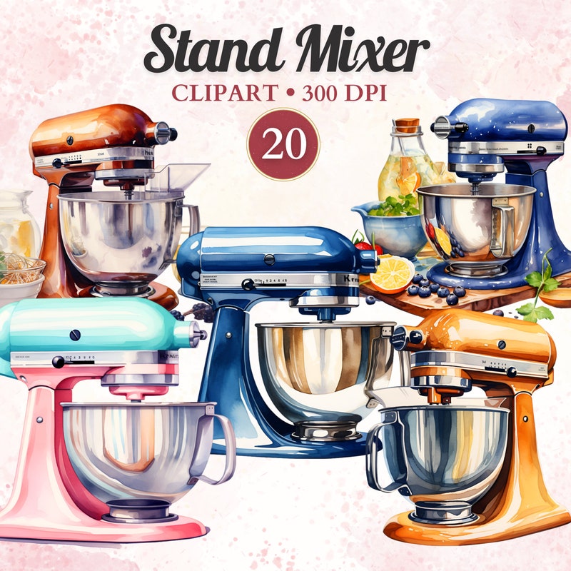 Stand Mixer Clipart - Etsy
