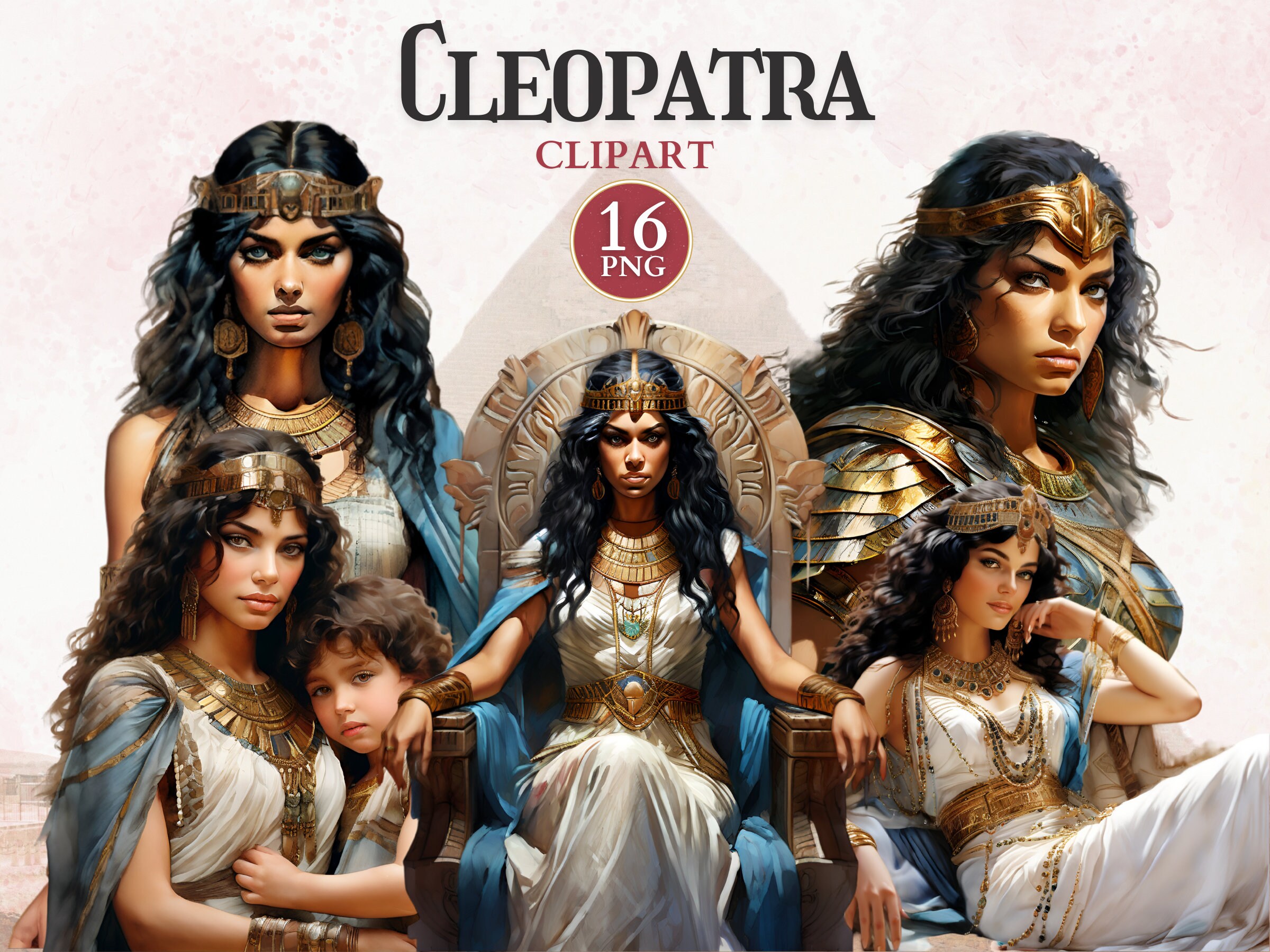 Cleopatra Clipart, Cleopatra Png, Ancient Egypt Clipart, Ancient ...