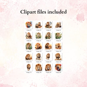 Lion Clipart, Safari Clipart, Lion Png, Safari Animals, Savannah ...