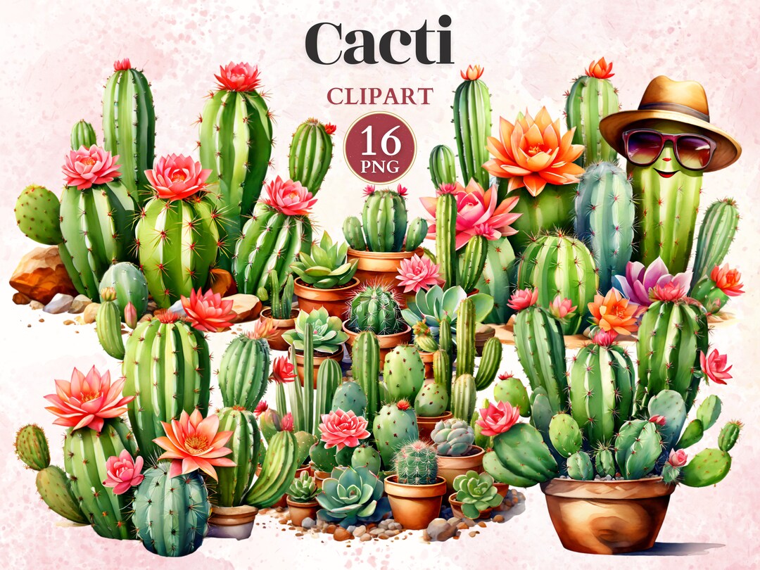 Cacti Clipart, Cactus Images, Garden Graphics, Garden Designs ...