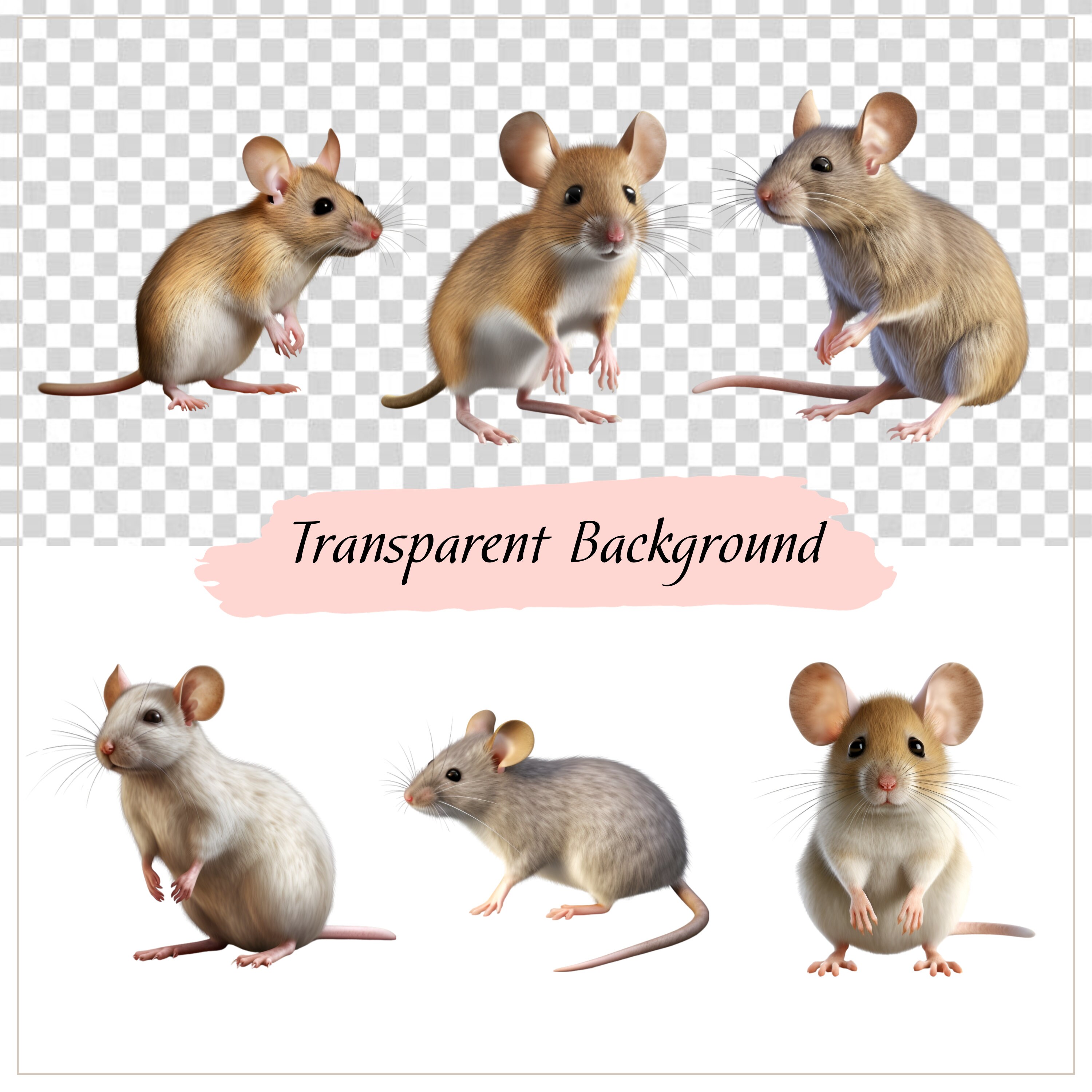 Mouse Clipart, Domestic Animals, Mouse Png, Rodent Clipart, Rodent ...