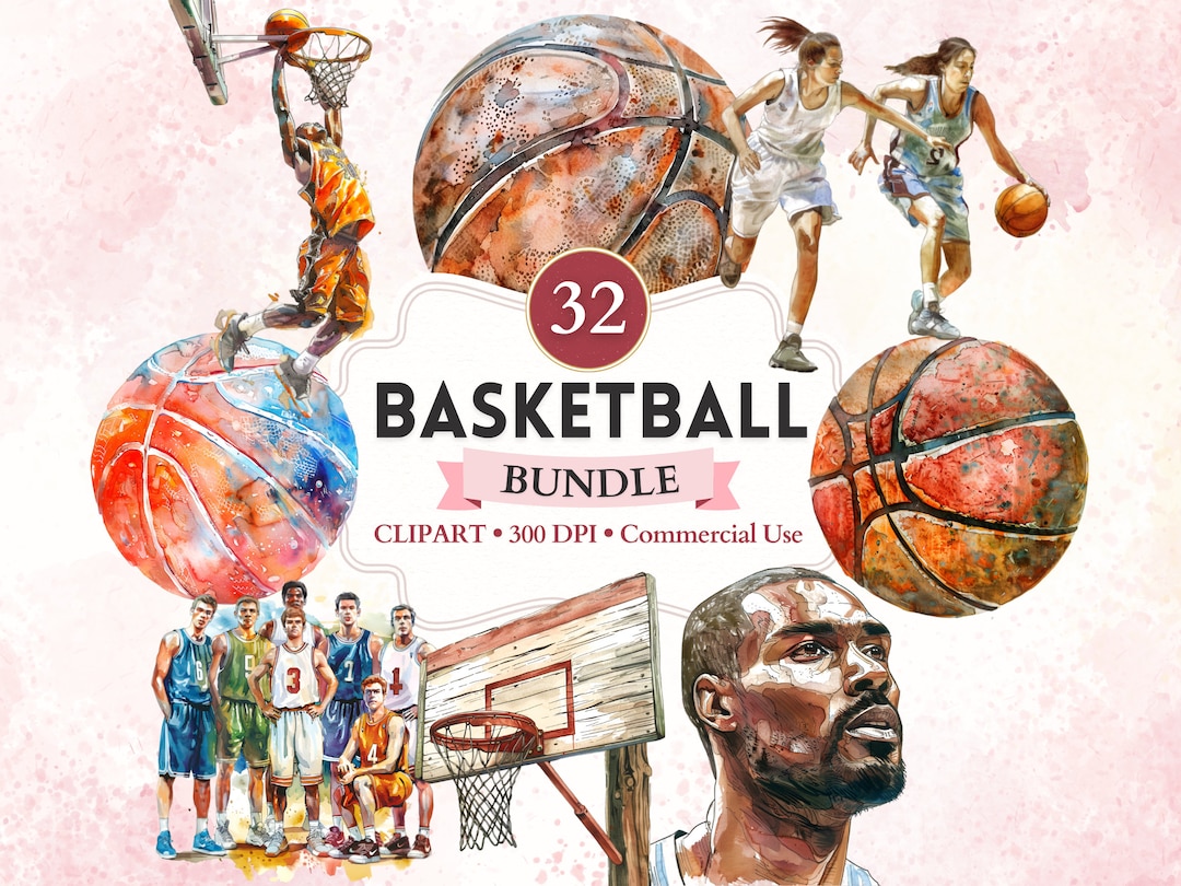 Basketball Clipart Bundle, Basketball Png, Sport Clipart, Sport Picture ...