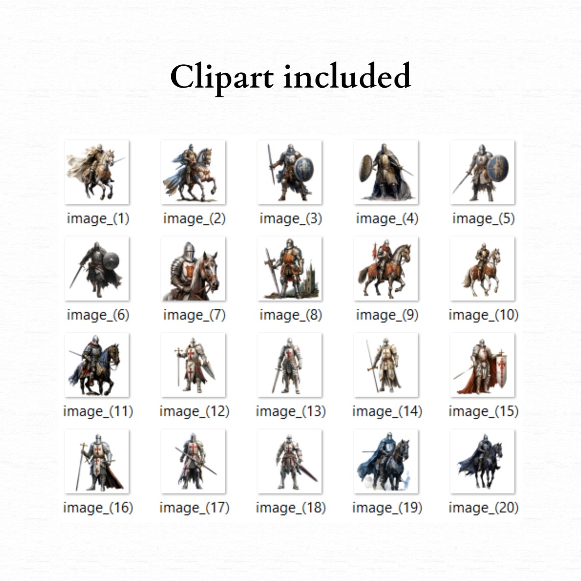 Knight Clipart, Medieval Knight, Renaissance Fair, Medieval Armor ...