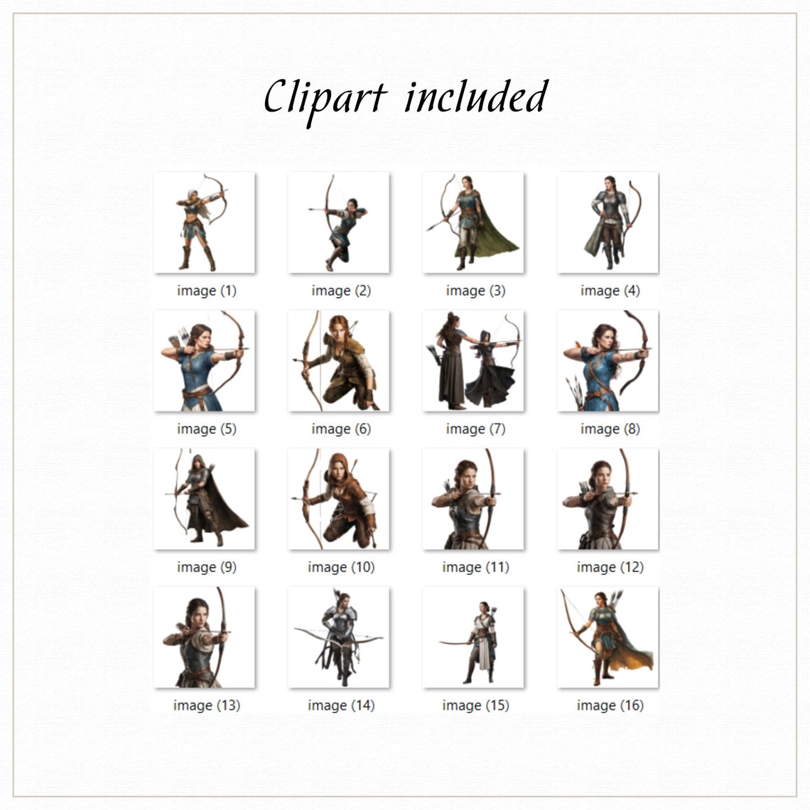Archer Clipart, Medieval Archer, Archery Clipart, Medieval Image, Arrow ...