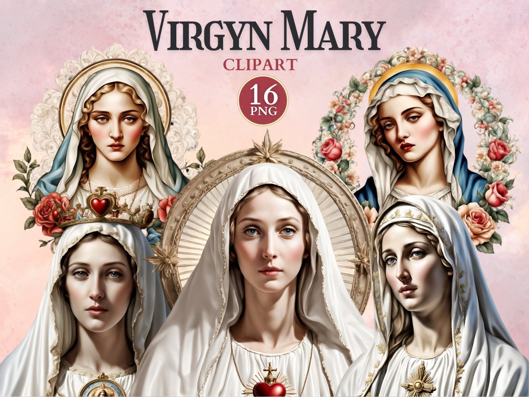 Virgin Mary Clipart, Blessed Virgin Mary, Holy Mother, Mother of God ...