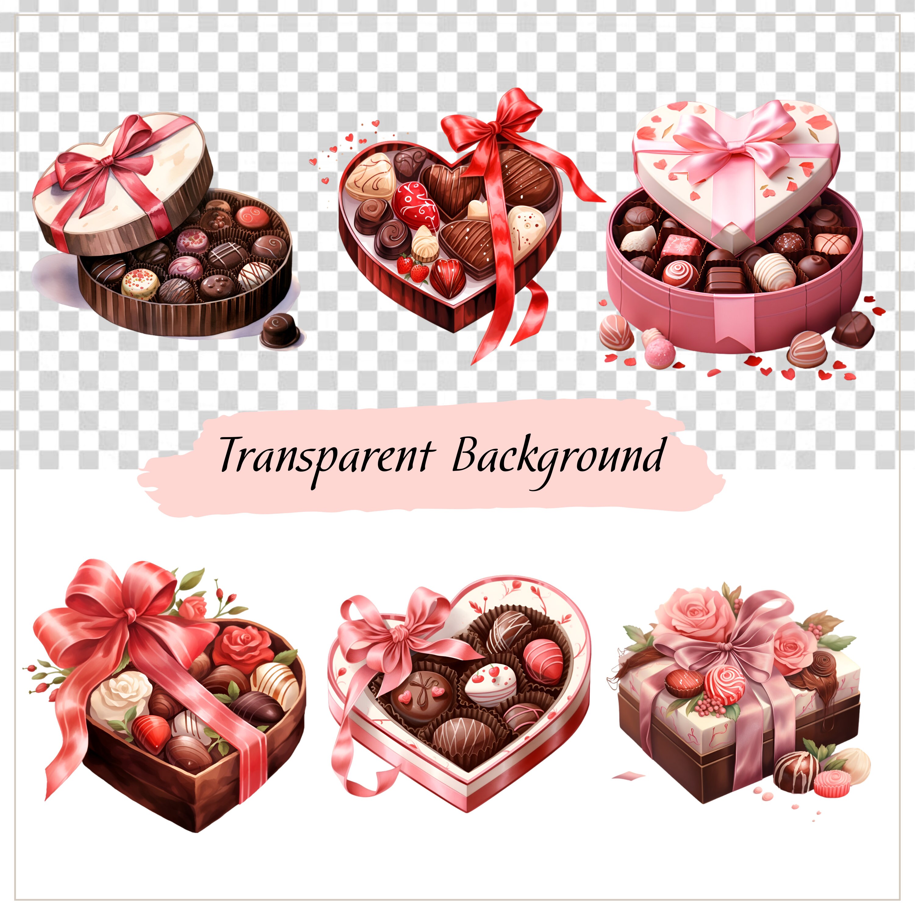 Chocolate Box Clipart, Chocolate Strawberry, Valentines Day Png, Sweet ...