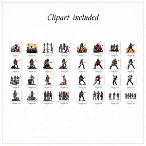 Metal Music Clipart Bundle, Rock Band, Rockstar, Guitarist, Musician ...