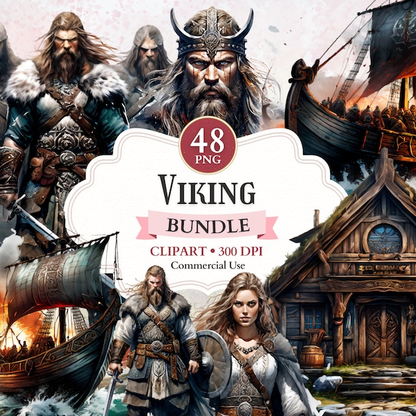 Viking Clipart - Etsy