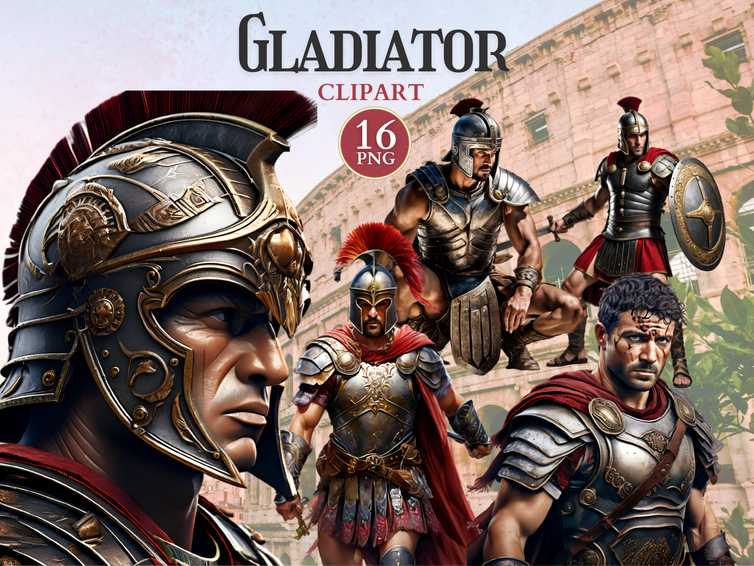 Gladiator Clipart, Gladiator Png, Ancient Rome Clipart, Roman Clipart ...