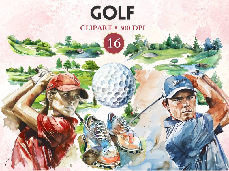 Golf Clipart, Golf Graphics, Golfing Png, Golfer Png, Sport Graphics ...