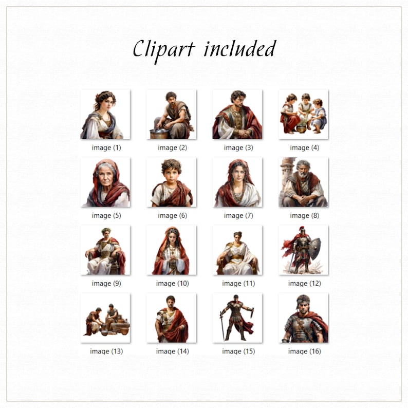Ancient Roman Clipart, Ancient Rome Clipart, Roman Emperor, Colosseum ...