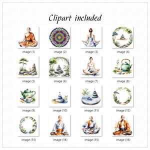 Zen Clipart, Relaxing Images, Calm Clipart, Yoga Graphics, Meditation ...