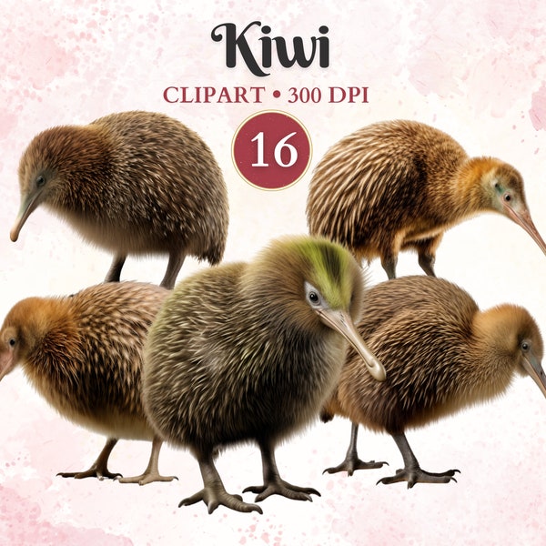 Kiwi Collage - Etsy