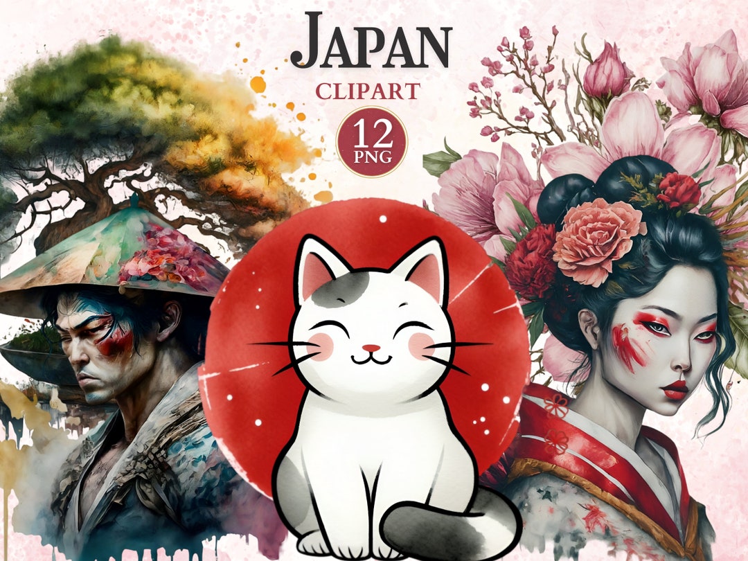 Japan Clipart, Travel Clipart, Japanese Culture, Japanese Png, Geisha ...